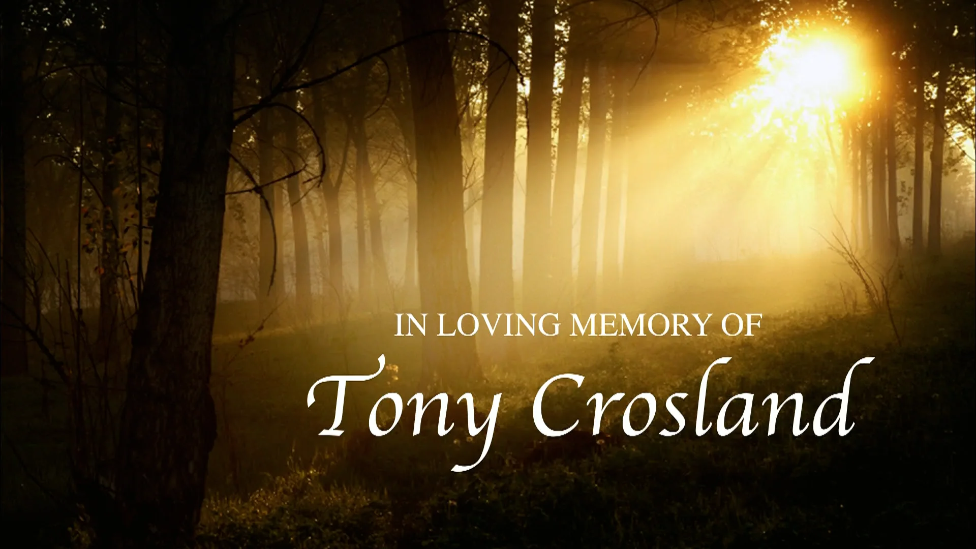 Tony Crosland 13.01.2023.mp4 on Vimeo