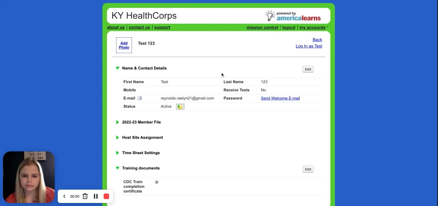 Timesheet Entry Walkthrough KY HealthCorps on Vimeo