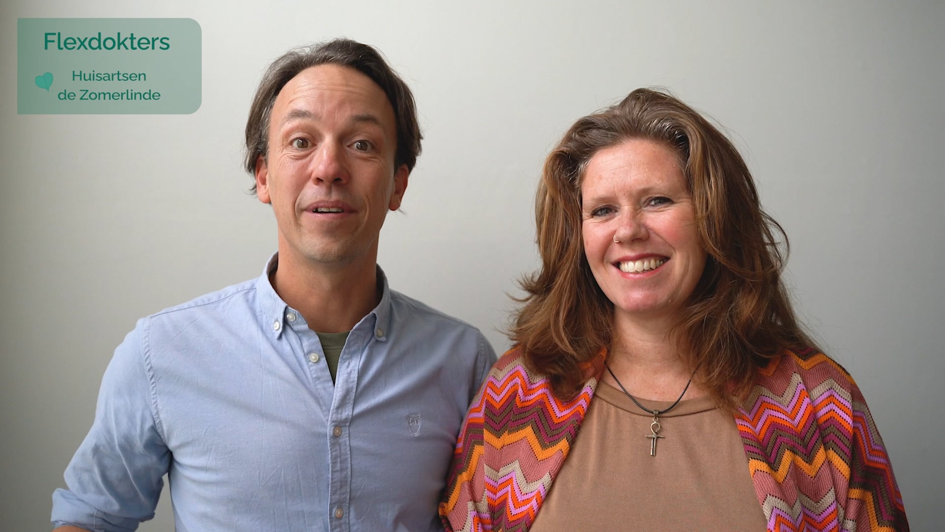 Huisarts Roel Gazendam en psycholoog Peggy Grefkens stellen zich voor ...