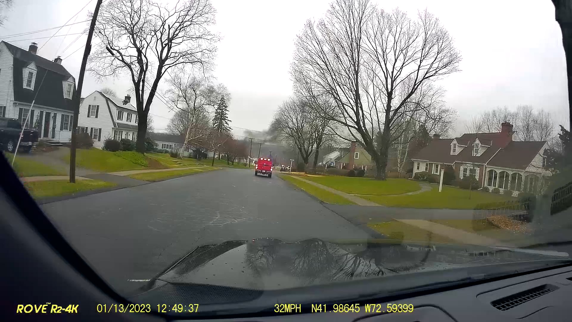 Enfield Fire District No.1 Responds to Truck Fire on Hathaway Avenue