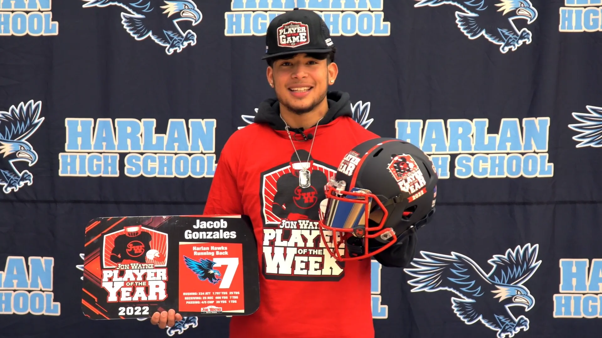 The 2022 Jon Wayne Player of the Year - Jacob Gonzales - Harlan HS! on ...