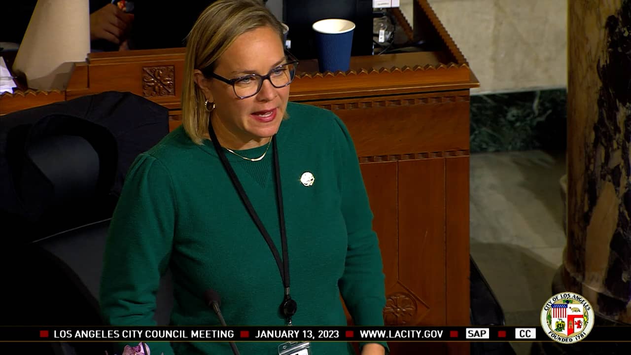 CC 1-13-23 Councilwoman Traci Park’s remark.mp4 on Vimeo