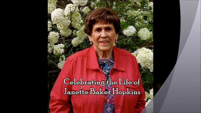 Celebrating the Life of Janette Baker Hopkins on Vimeo