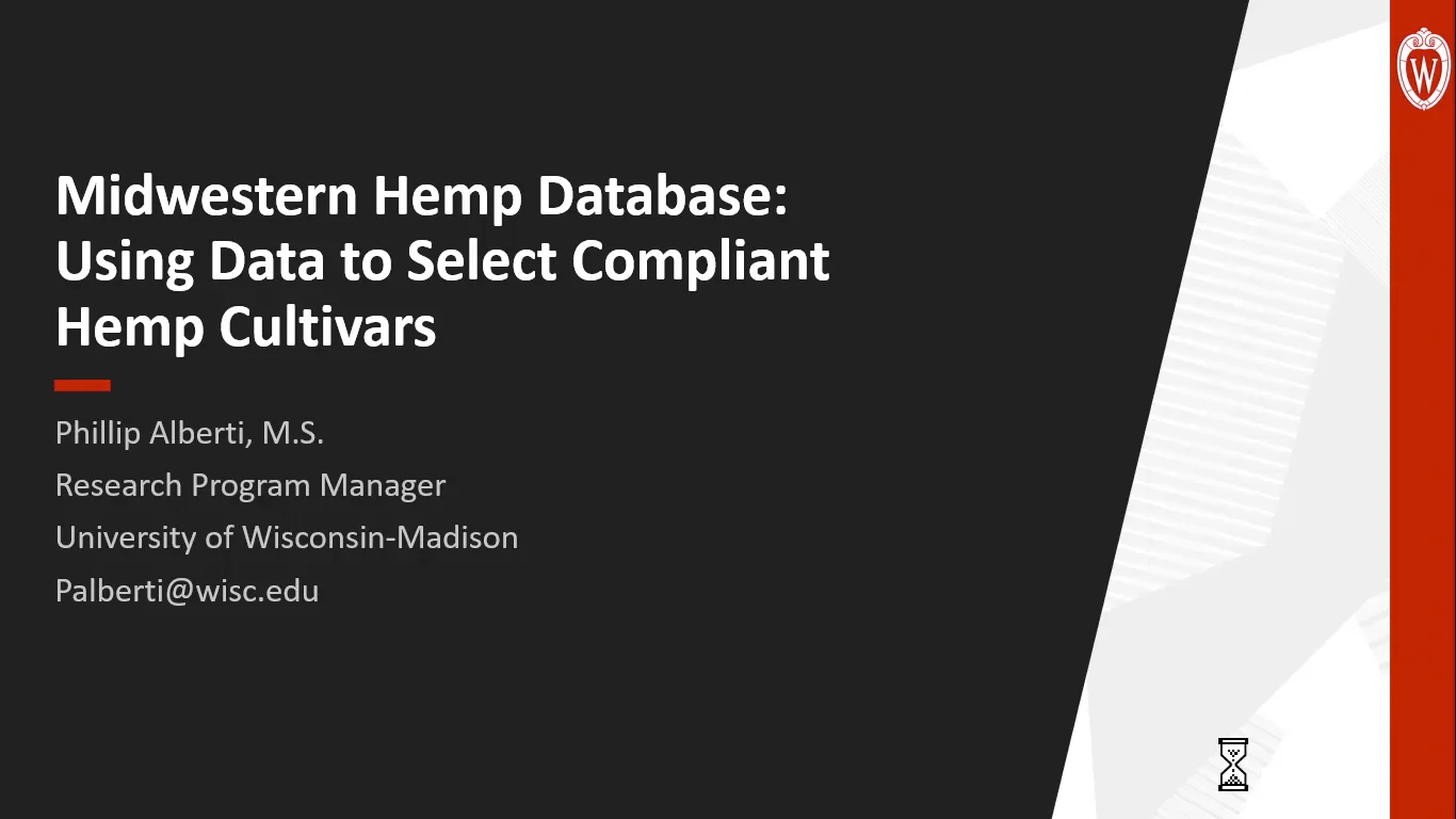 Midwestern hemp database: Using data to select compliant hemp cultivars ...