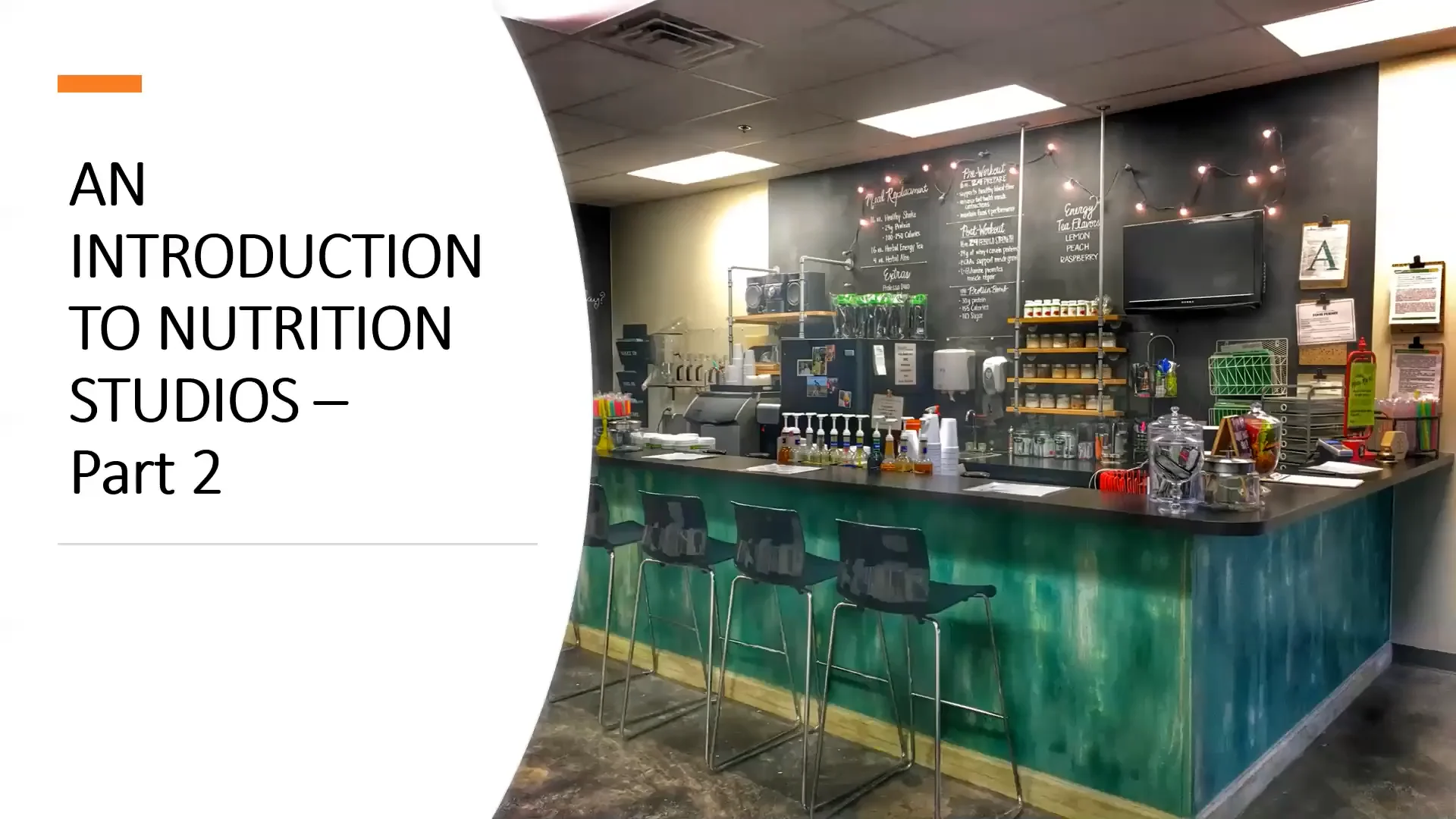 An Introduction to Nutrition Studios - Part 2 on Vimeo