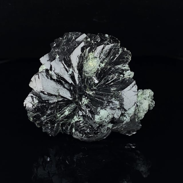Epidote (beautiful ''pinwheel-shaped'' group) | Zard Mtn, Ras Koh ...