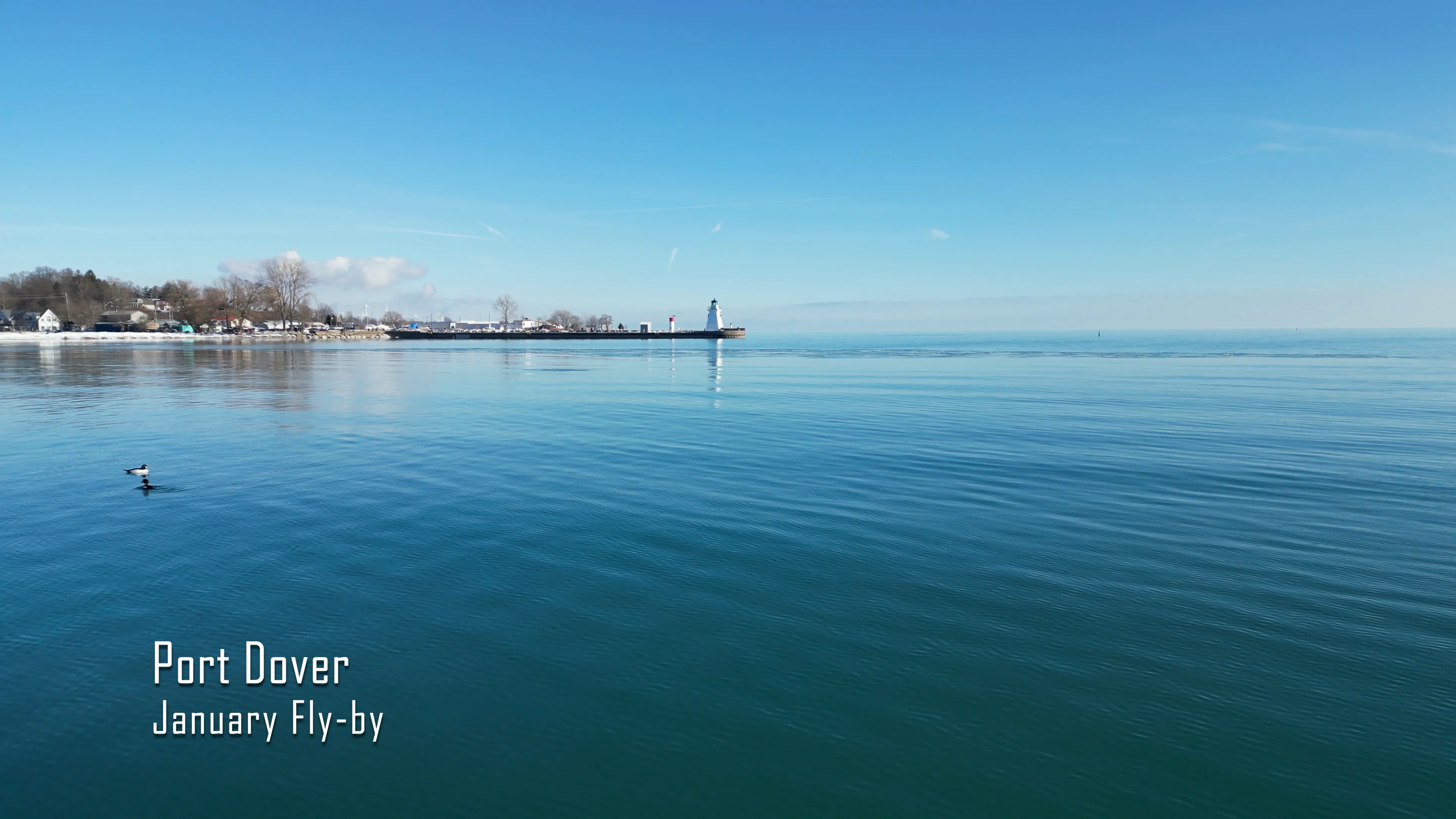 Port Dover - January Fly-by on Vimeo
