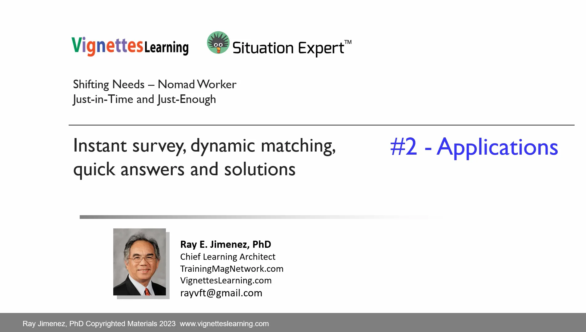 Nomad Application 2 - Instant survey on Vimeo