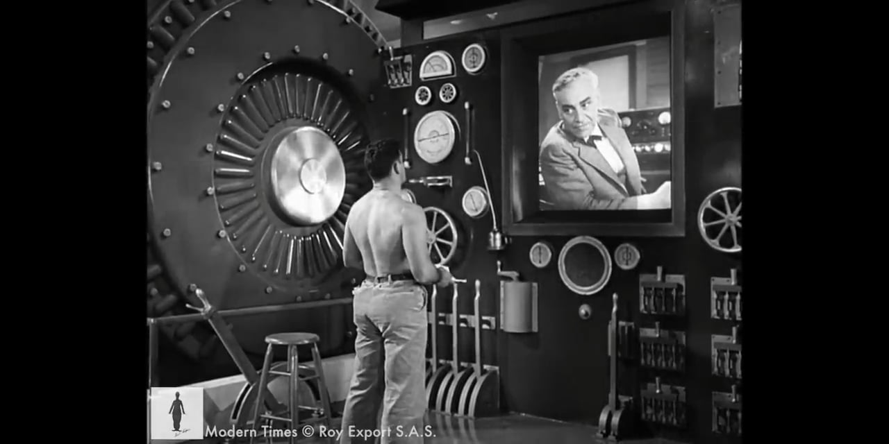 Charlie Chaplin - Factory Scene - Modern Times (1936).mp4