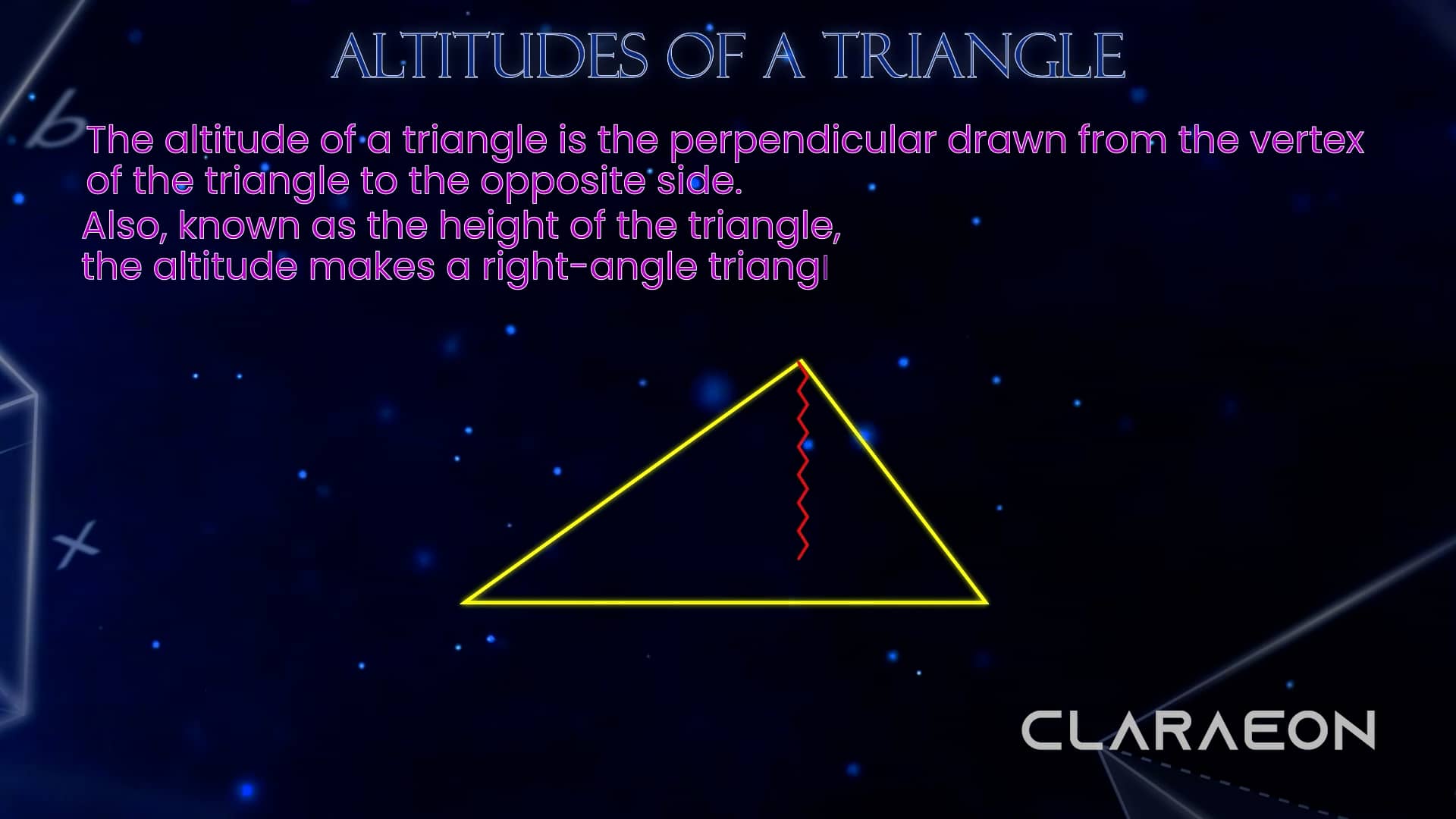 Altitudes of a triangle on Vimeo