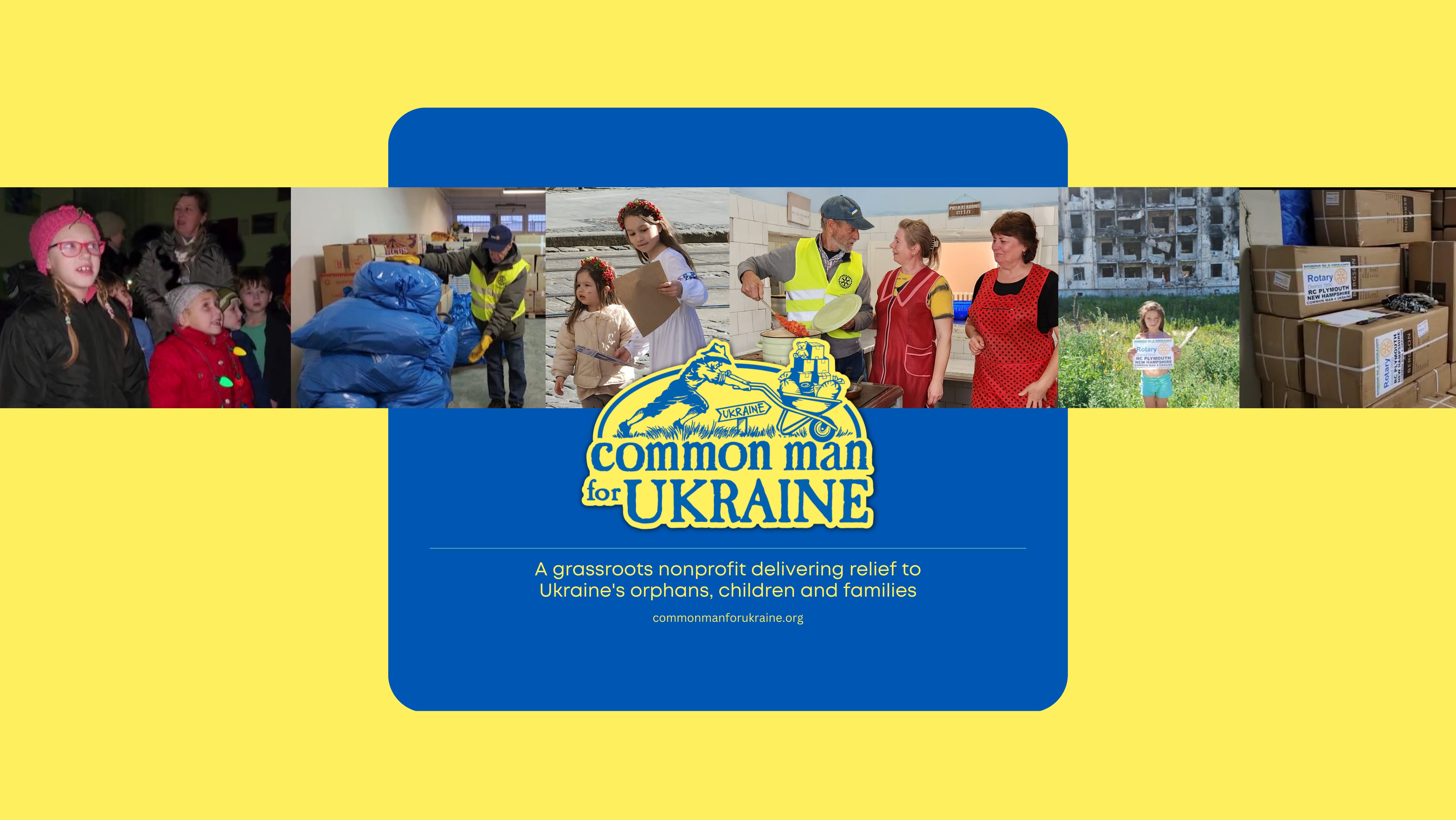 Common Man for Ukraine - Ukrainian Orphan Relief, Food and Heat ...