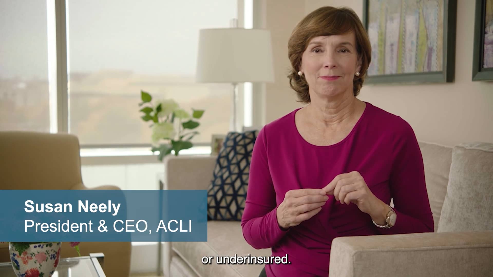 ACLI President & CEO Susan Neely on Producer Licensing on Vimeo