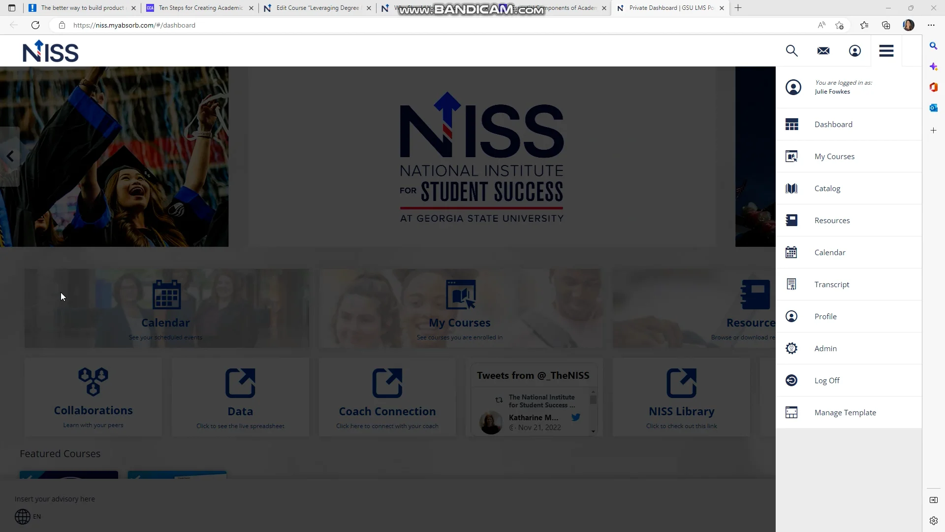 How to access courses in Absorb to review on Vimeo