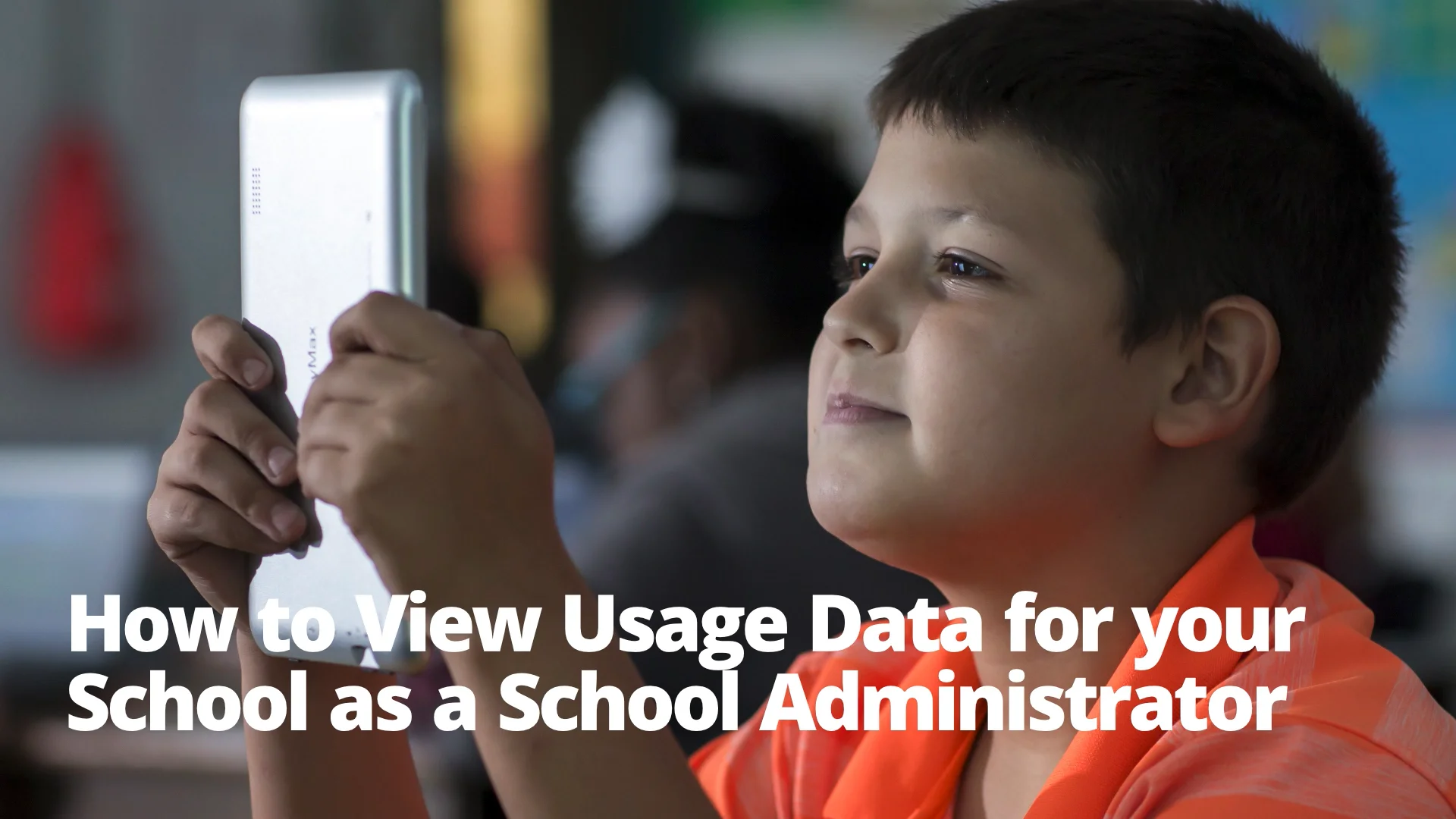 How to View Usage Data for your School as a School Administrator on Vimeo