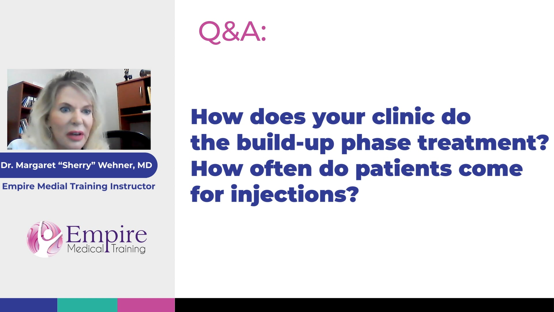 How does your clinic do the build-up phase treatment How often do ...