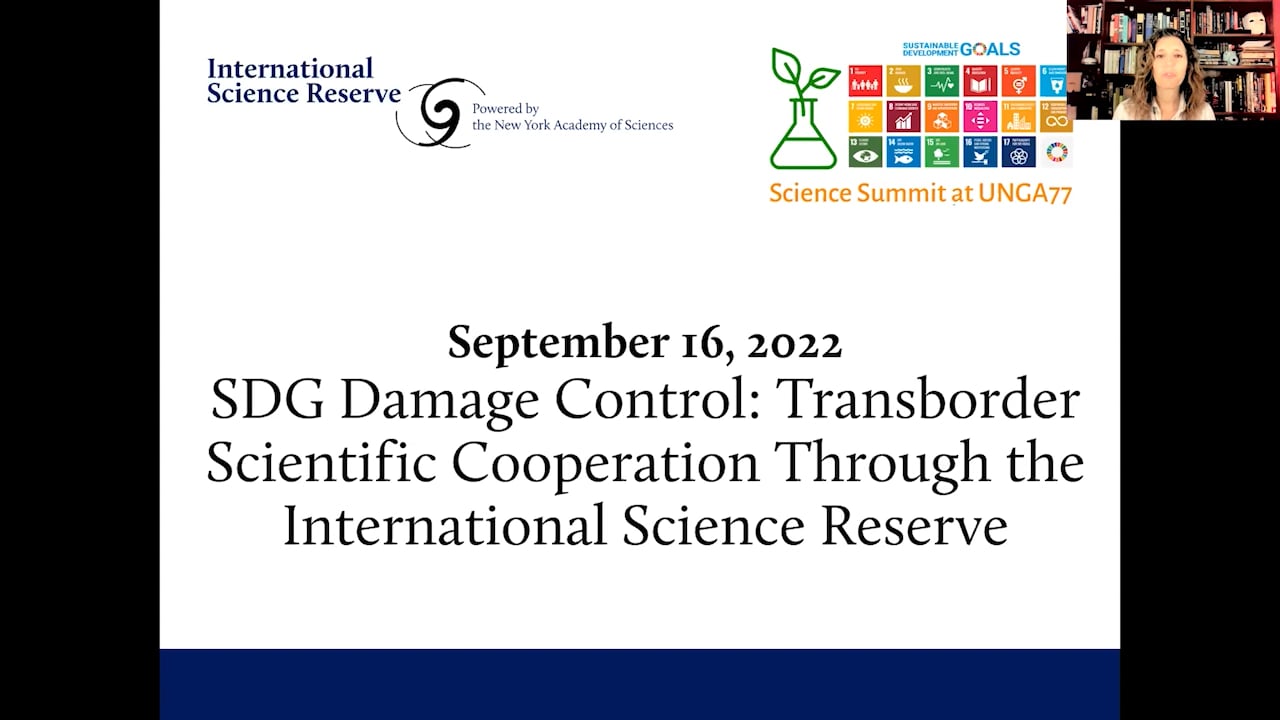 SDG Damage Control: Trans-Border Scientific Cooperation Through the International Science ...