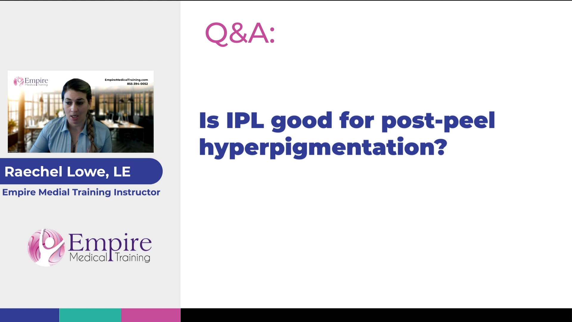Is IPL good for post-peel hyperpigmentation on Vimeo