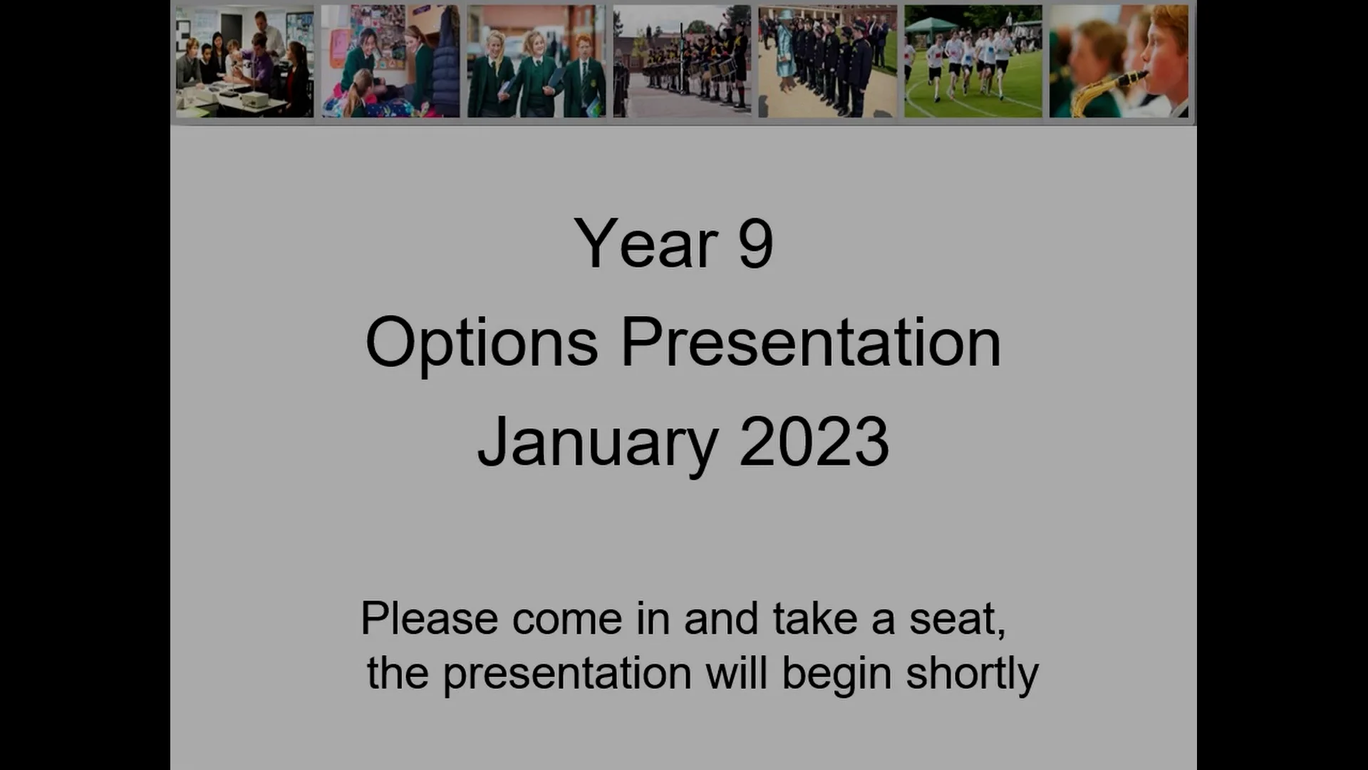 Year 9 Options Presentation 2023 on Vimeo