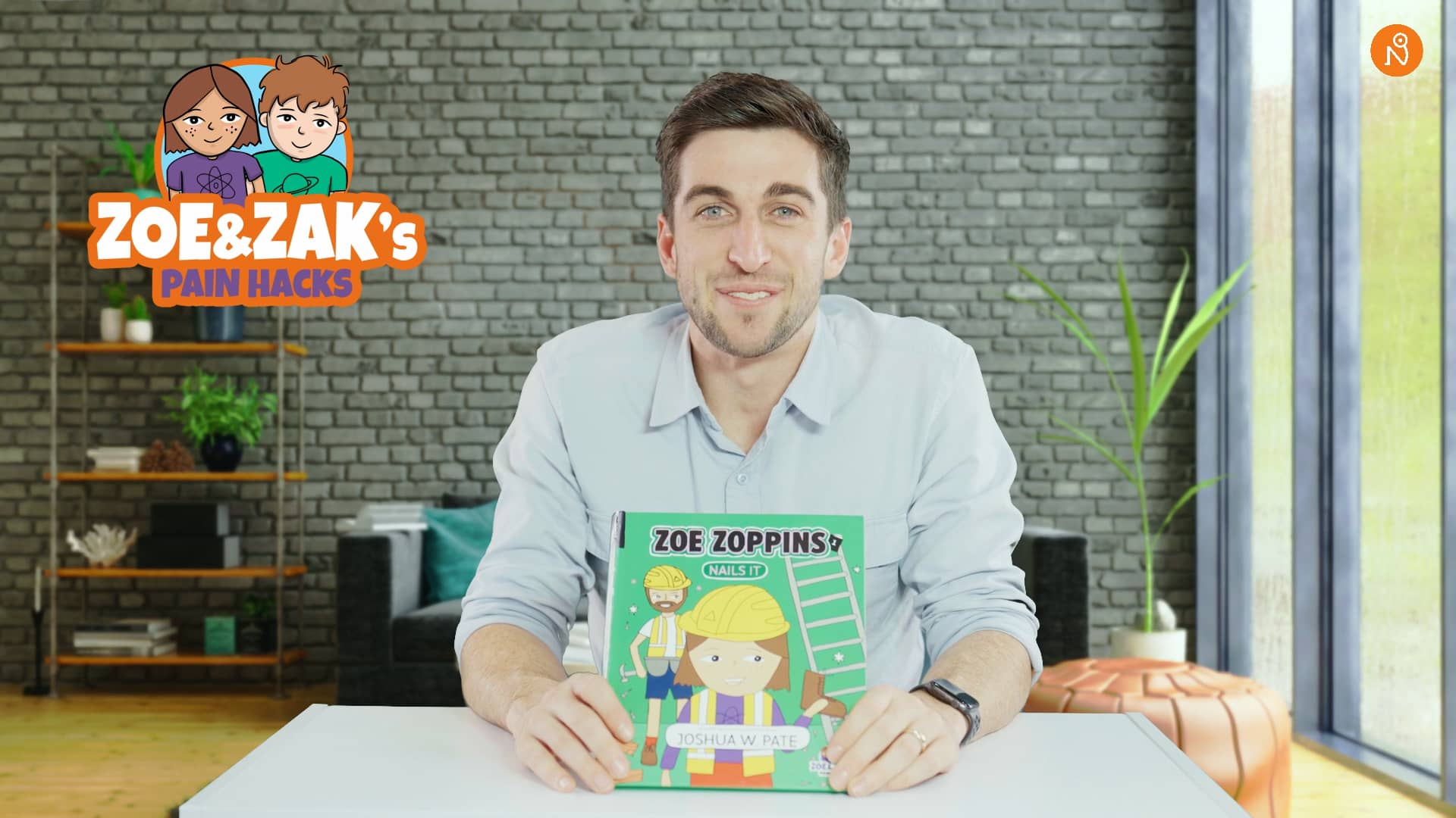 Dr Joshua Pate introduces Book 1 of Zoe and Zak's Pain Hacks on Vimeo