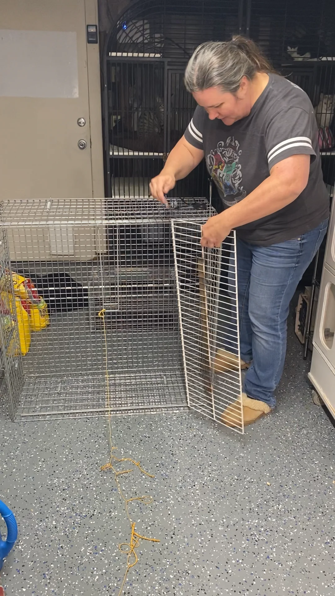 Drop trap push cage on Vimeo