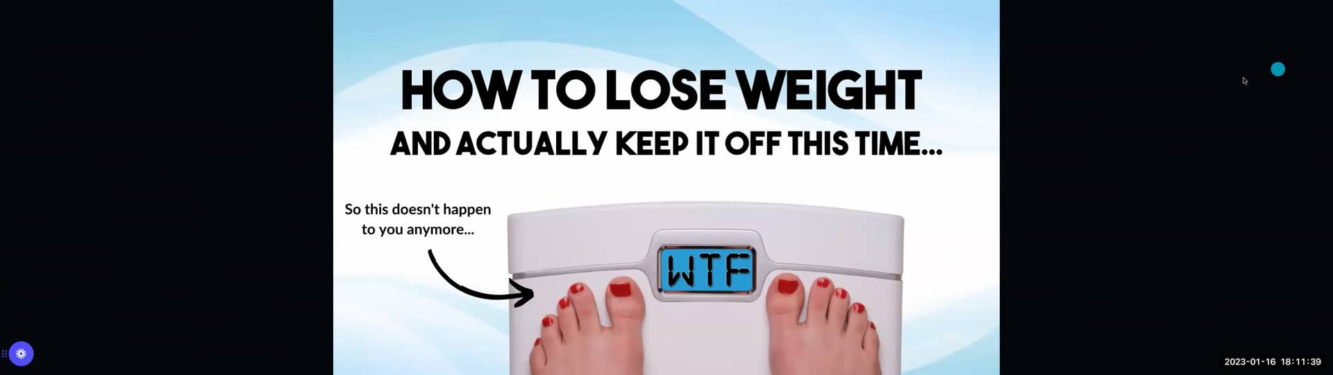 How to Lose Weight and Keep it Off for Good: Part 1 on Vimeo
