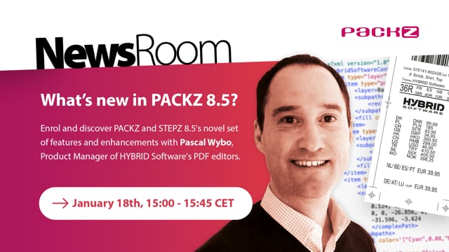 NewsRoom: What’s New in PACKZ 8.5 (English) - HYBRID Software