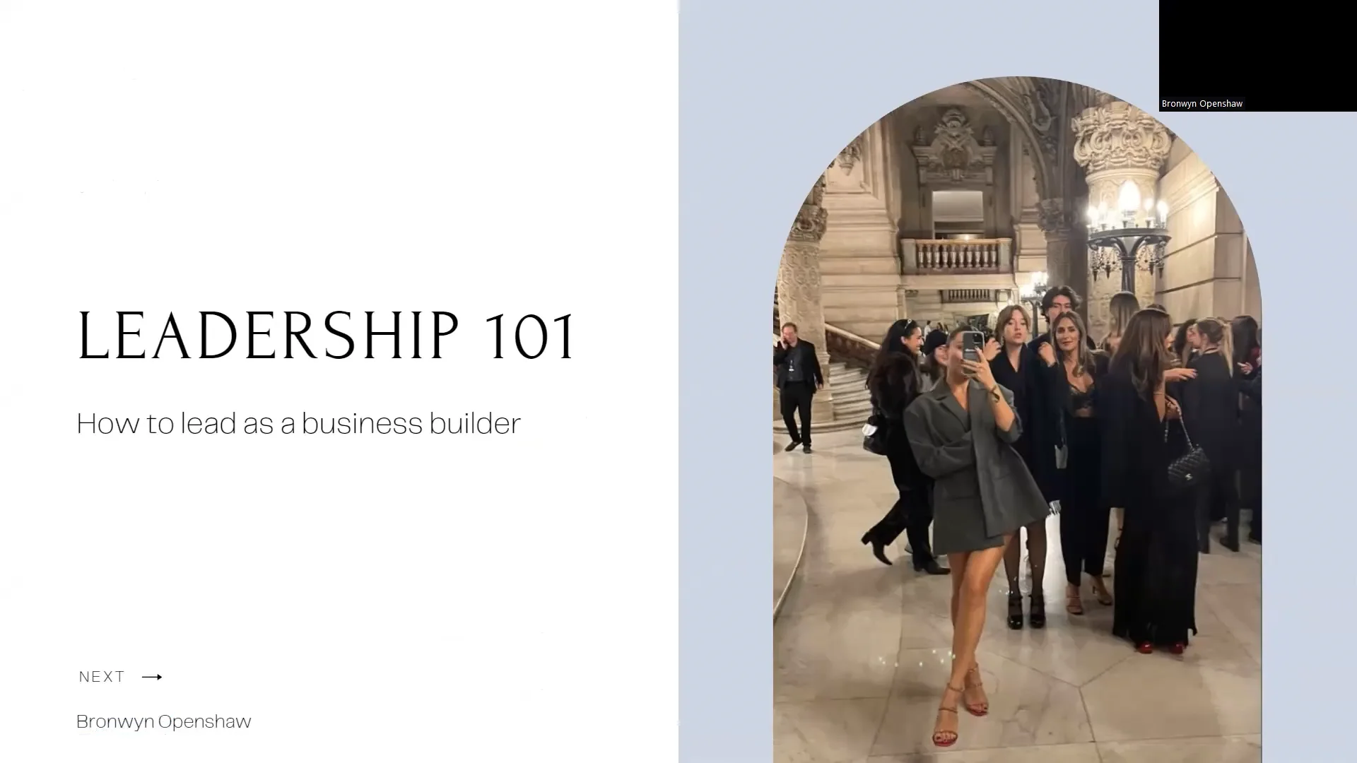 Leadership 101 on Vimeo