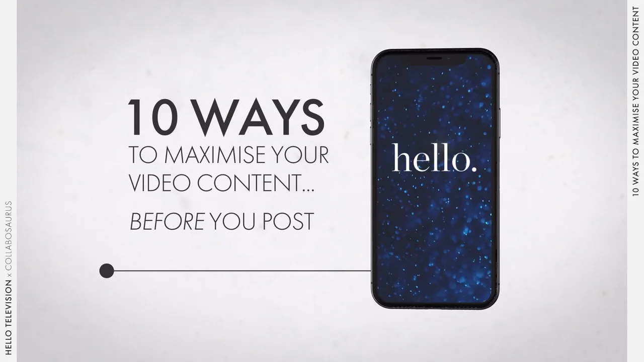 Hello Television x Collabosaurus Teaser on Vimeo
