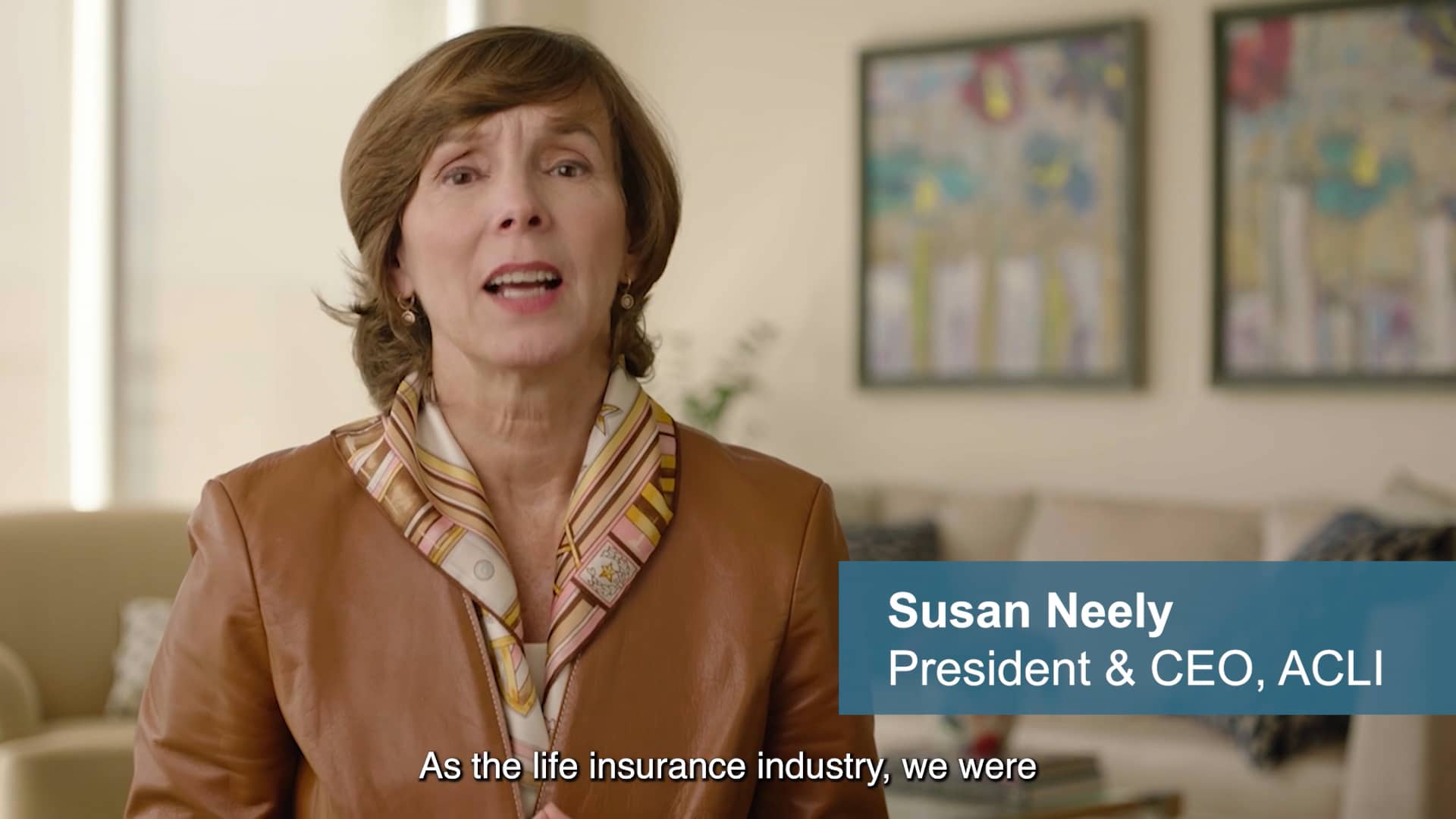 ACLI President & CEO Susan Neely on How Life Insurers Make Certain on Vimeo