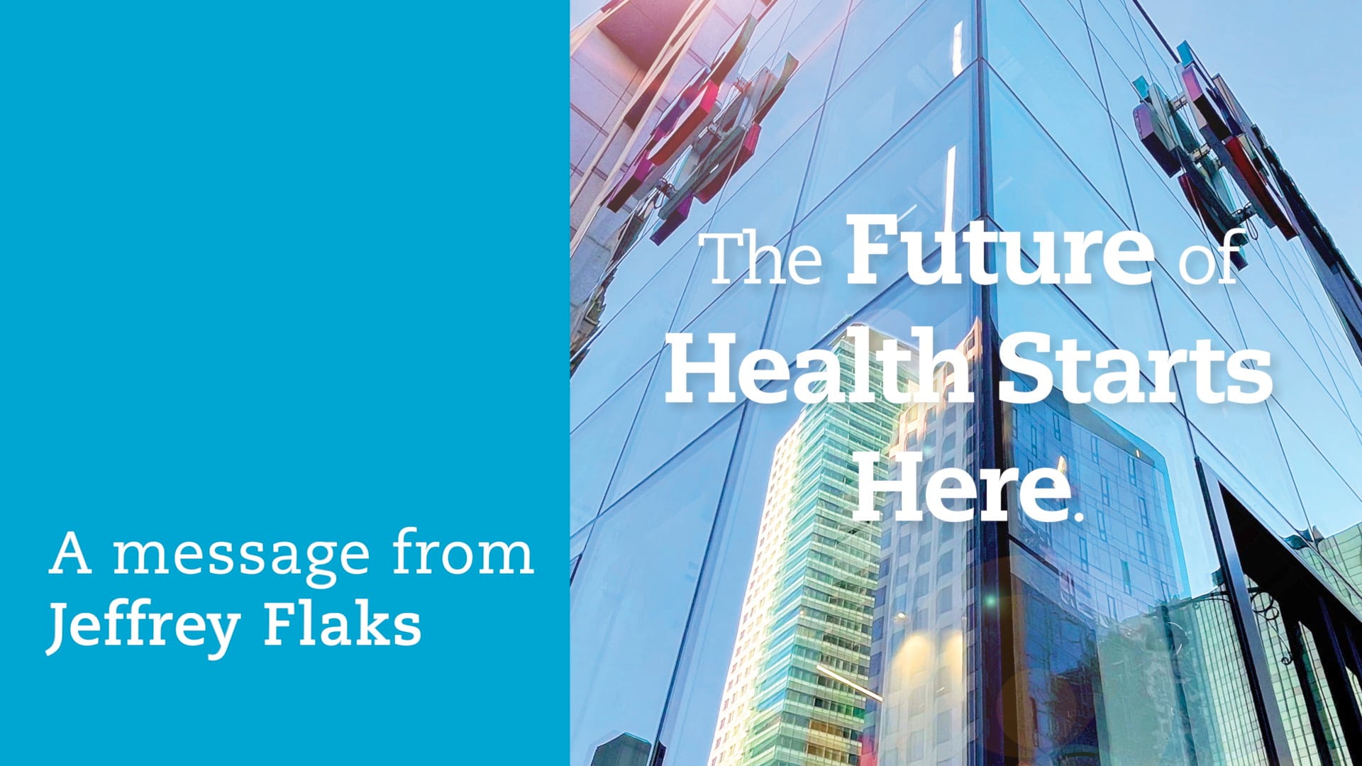 Jeff Flaks Message 1/19/23 on Vimeo