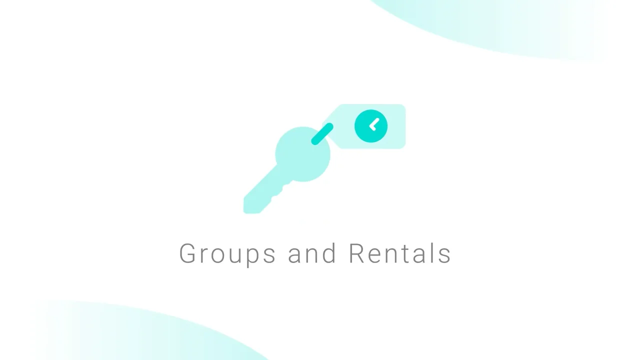 Groups and Rentals Overview on Vimeo