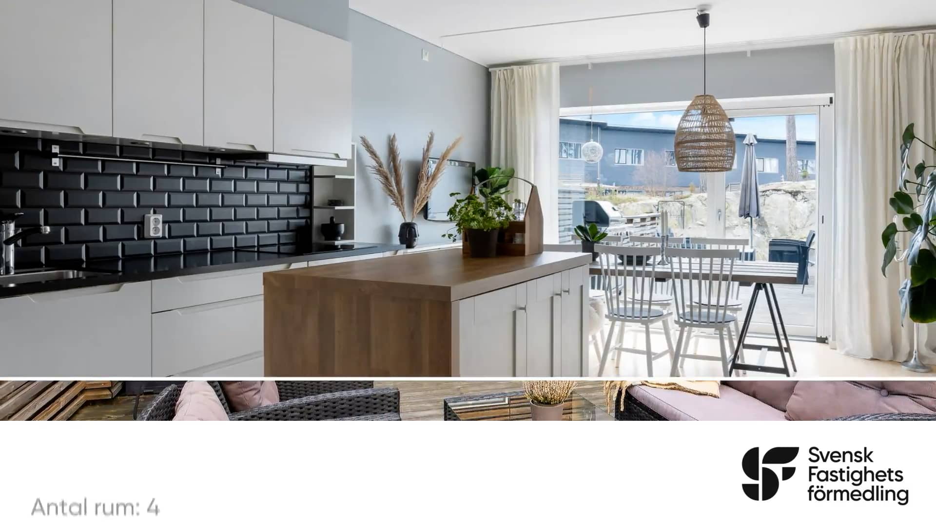 Välplanerat och mycket fint BR-radhus i två plan. Carport och bergvärme ...