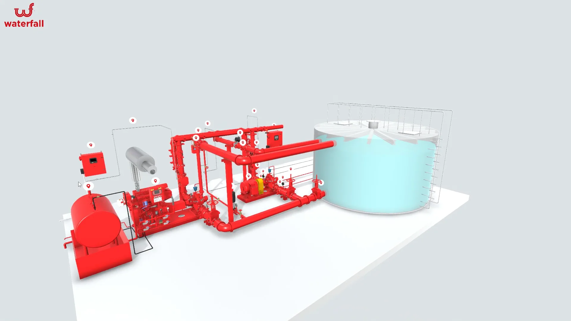 Waterfall Pumps - Interactive Experience