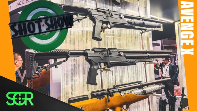 AVENGE X at SHOT Show 2023 - NEW GUN from AirVenturi! - Airgun101