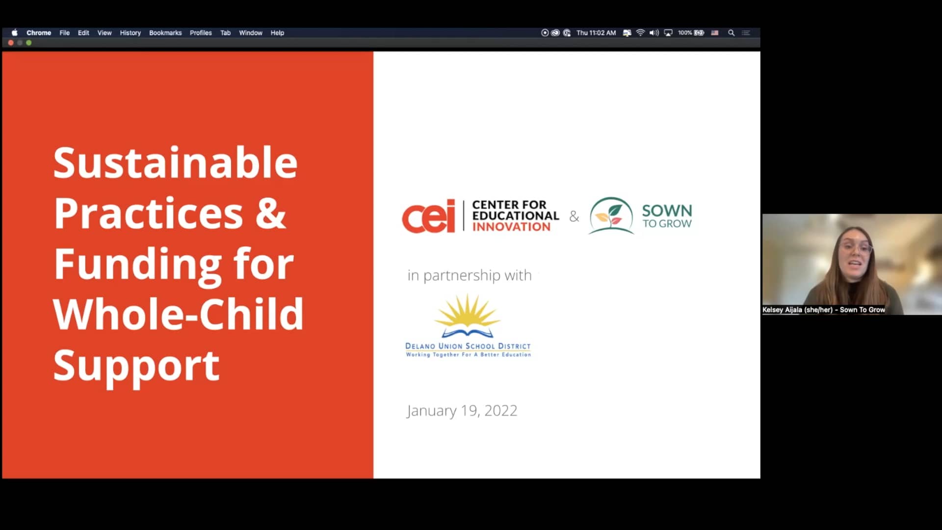Sustainable Practices & Funding for Whole Child Support - CCSPP Implementation Grant Webinar ...