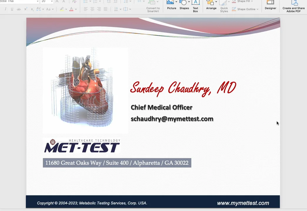 Met-test for Firefighters