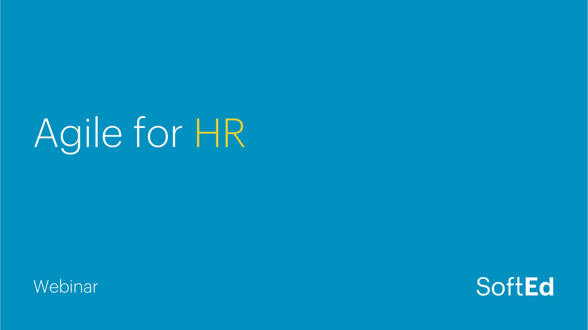 Agile for HR on Vimeo