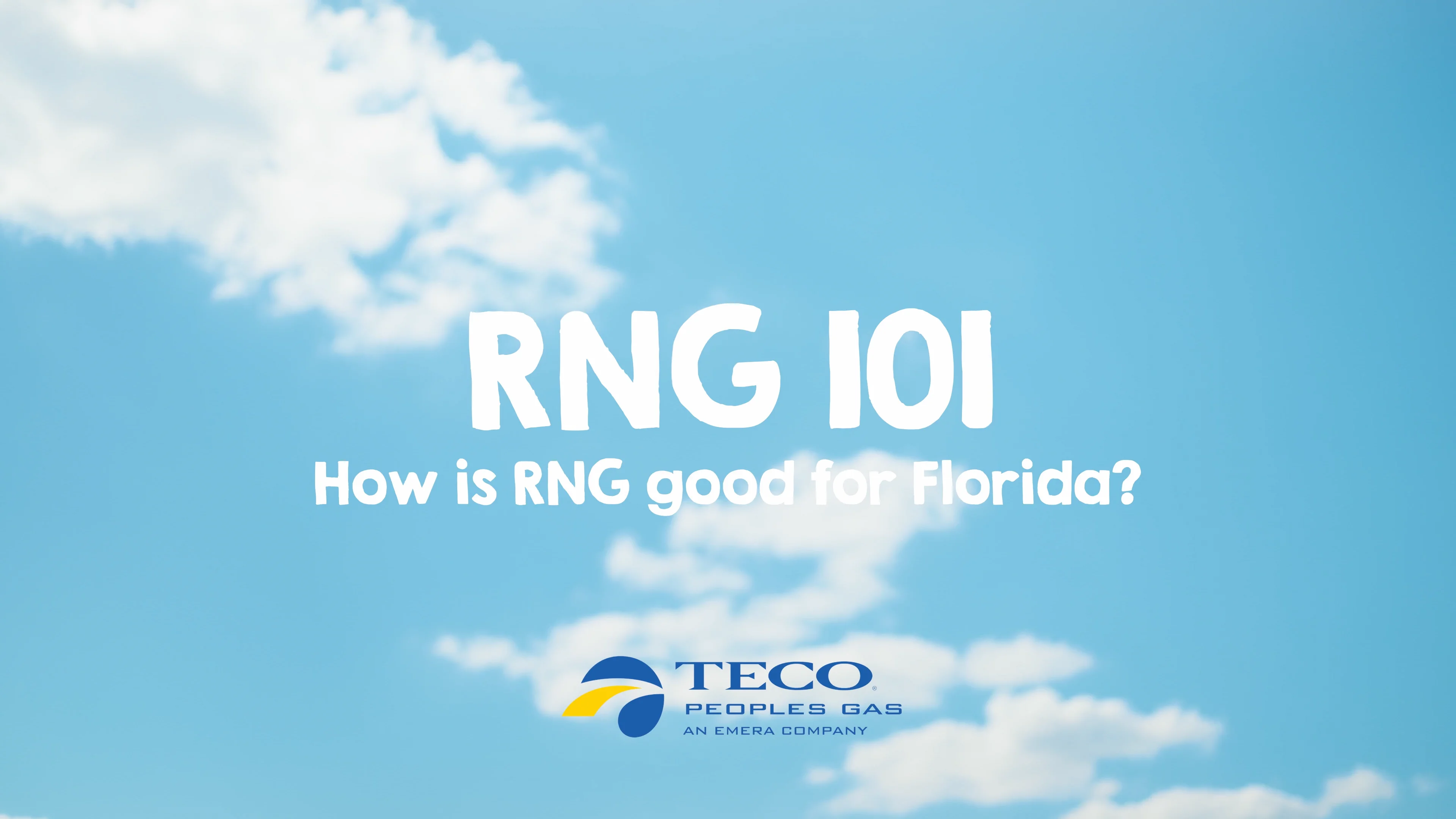 TECO - RNG 101 SERIES - How Is RNG Good For Florida?
