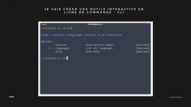 Je vais créer vos outils interactifs en ligne de commande CLI par lionel_okpeicha