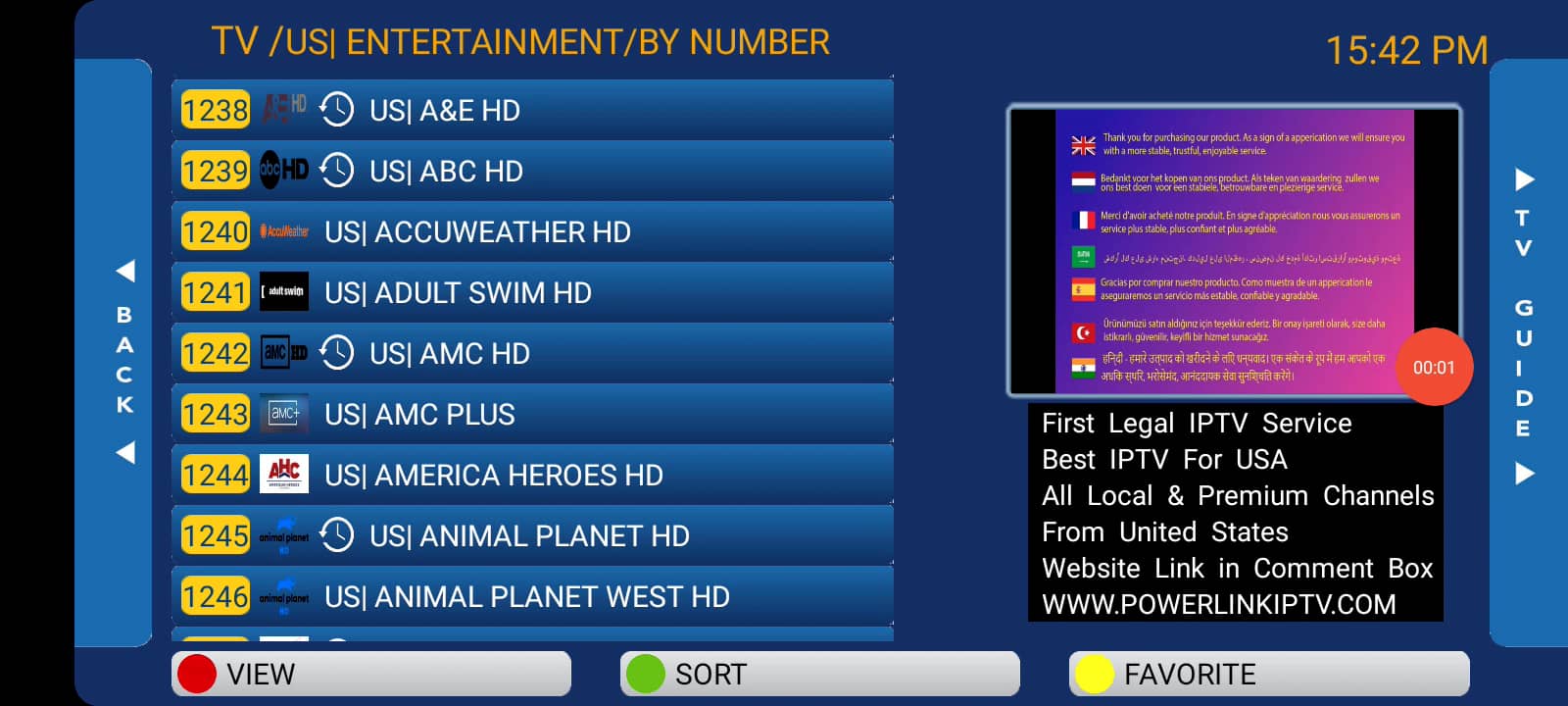 Best USA IPTV Watch All Premium and Local Channels from USA on Vimeo