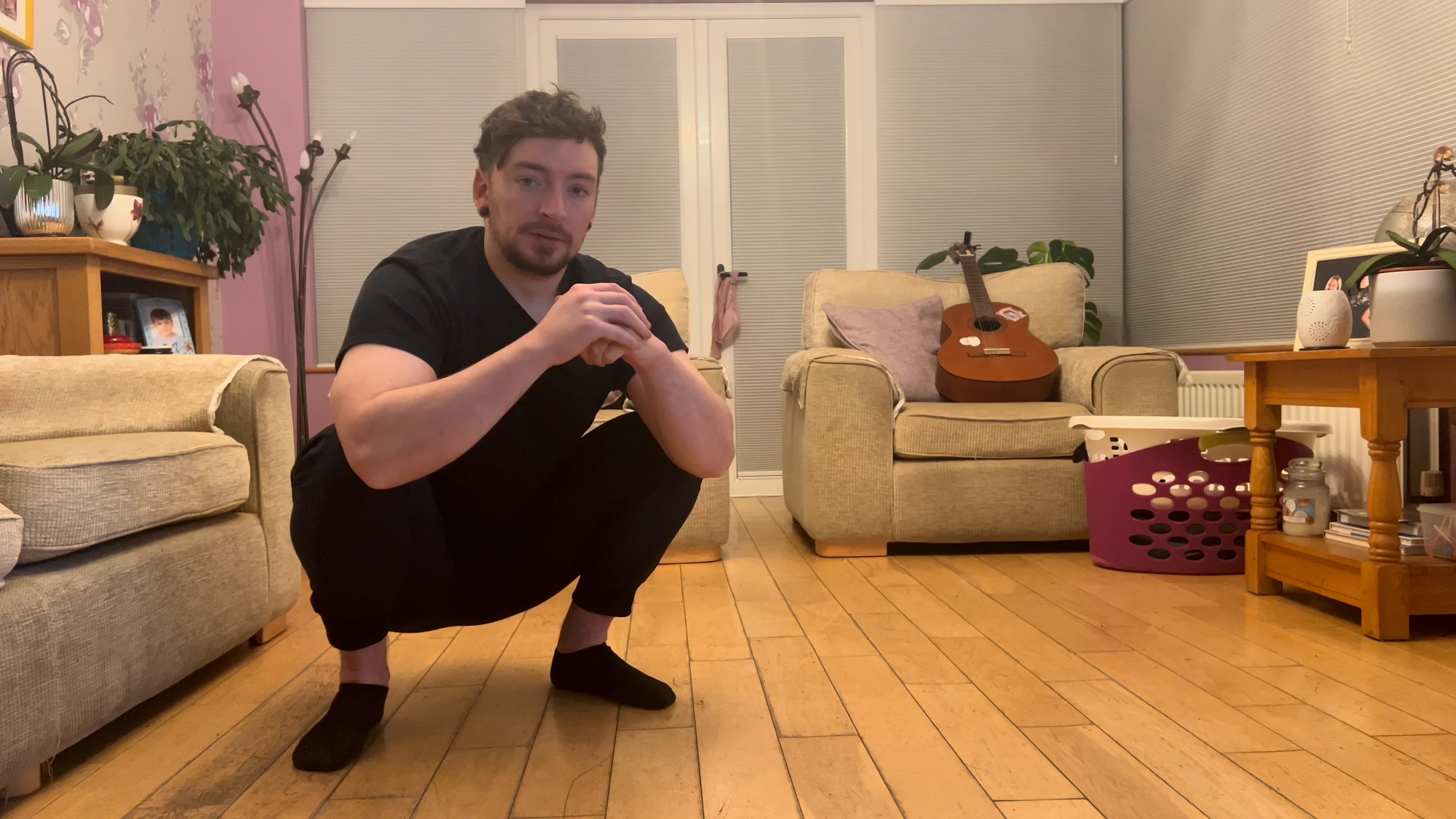 Deep lunge with rotation on Vimeo