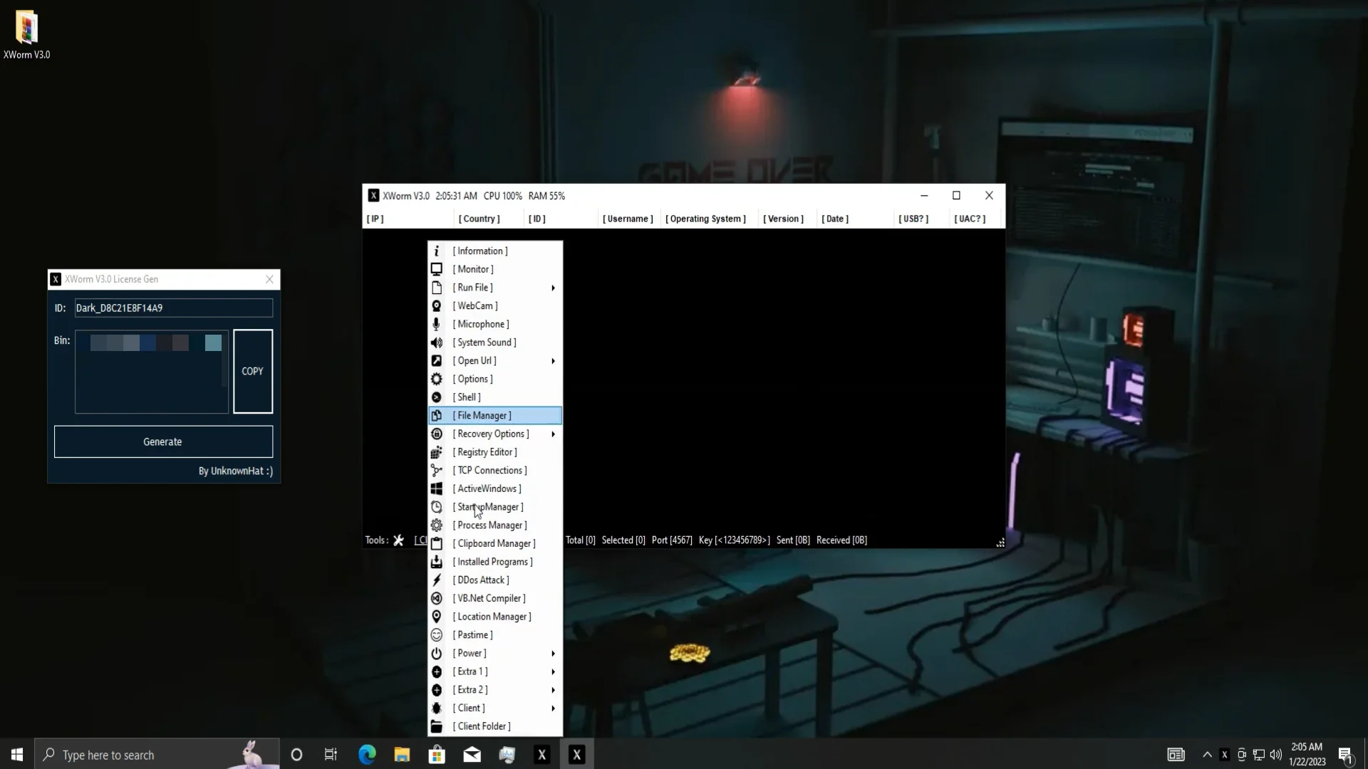 XWorm V3.0 | Best windows rat | HVNC & HRDP | 2023