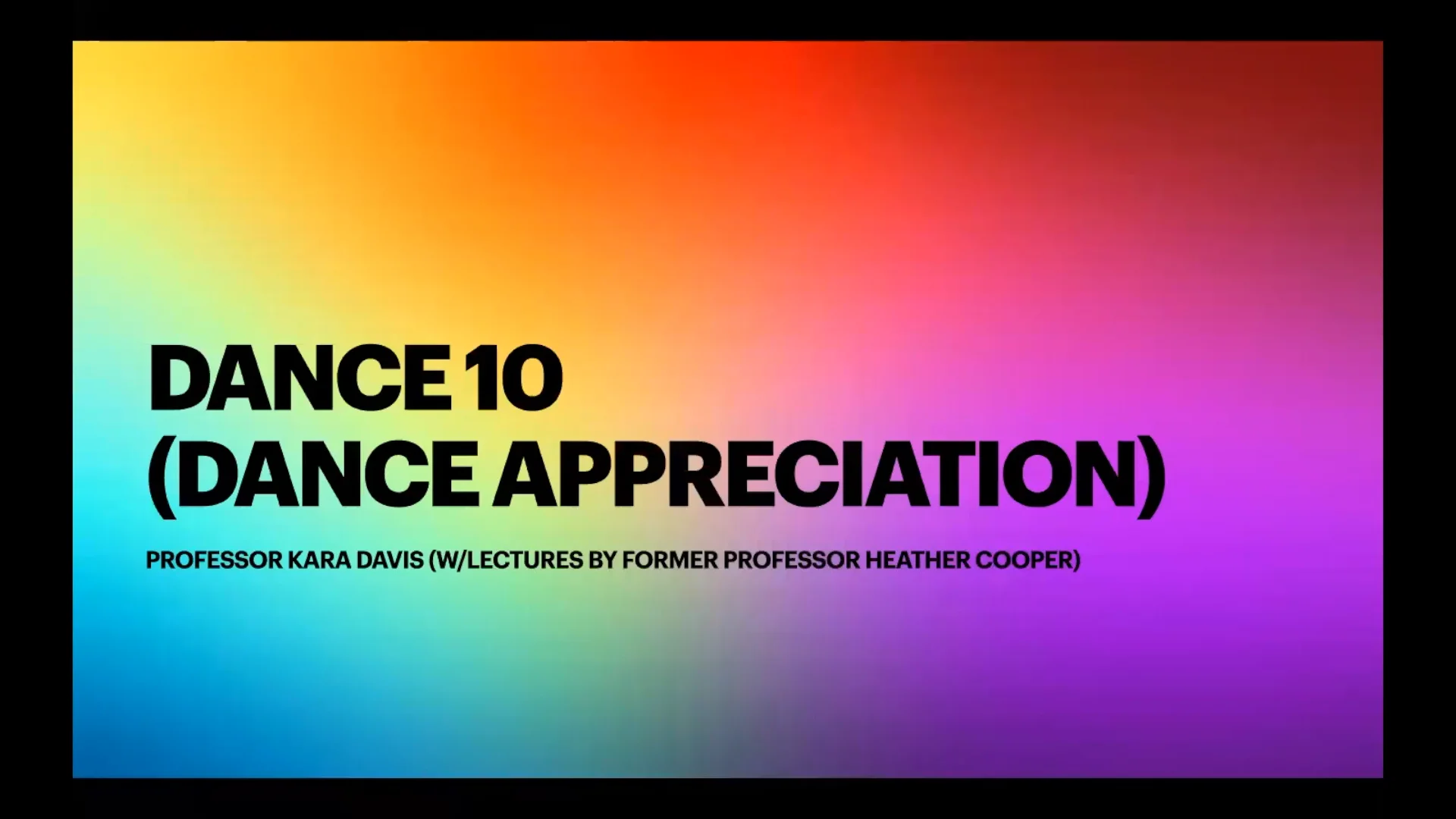 Introduction video DANCE 10.mp4 on Vimeo