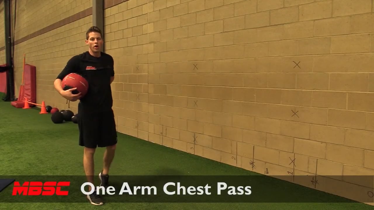 Standing 1-Arm Rotational Chest Pass on Vimeo