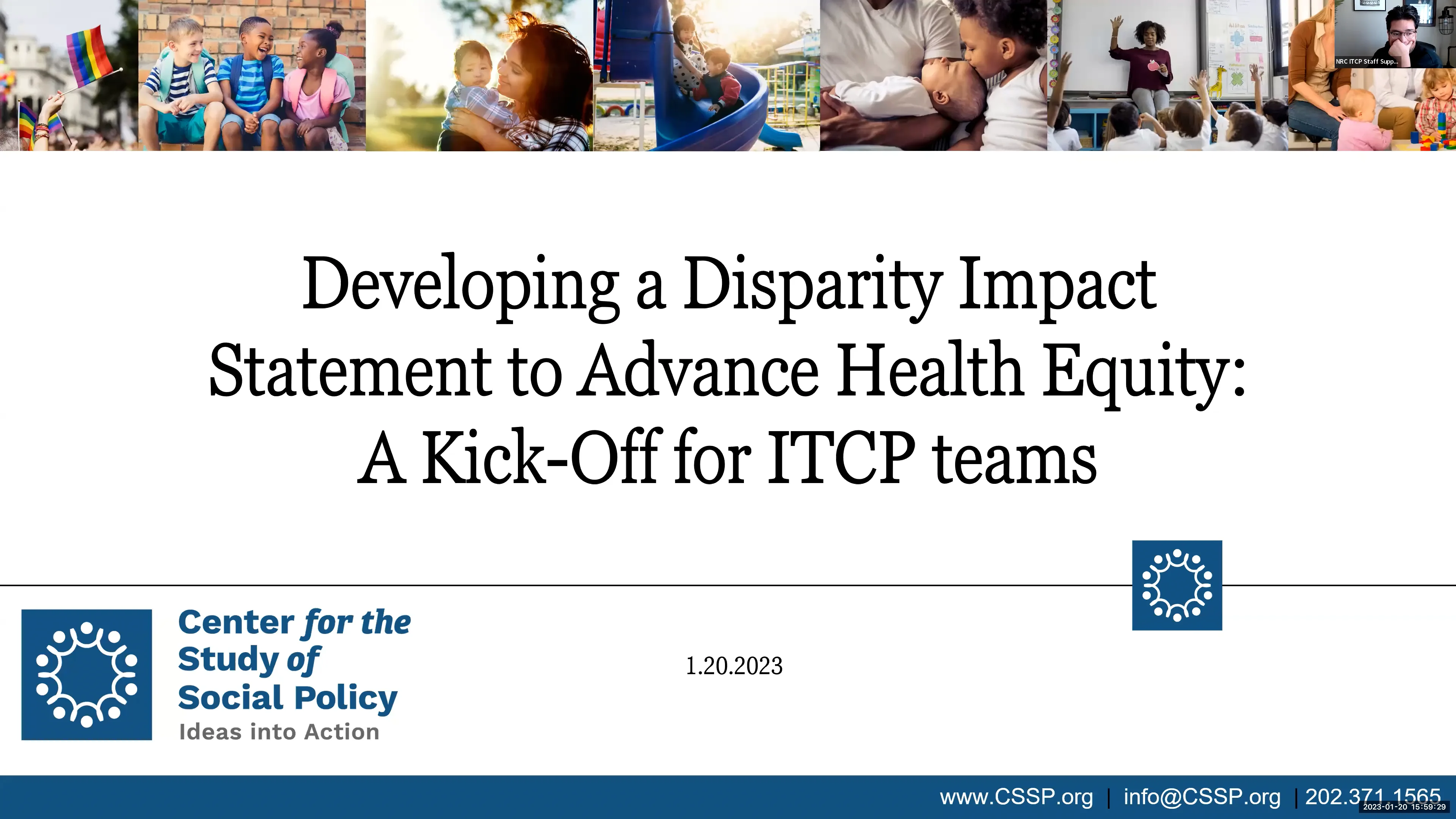 Disparity Impact Statement Kick-Off Webinar 1.20.23 on Vimeo