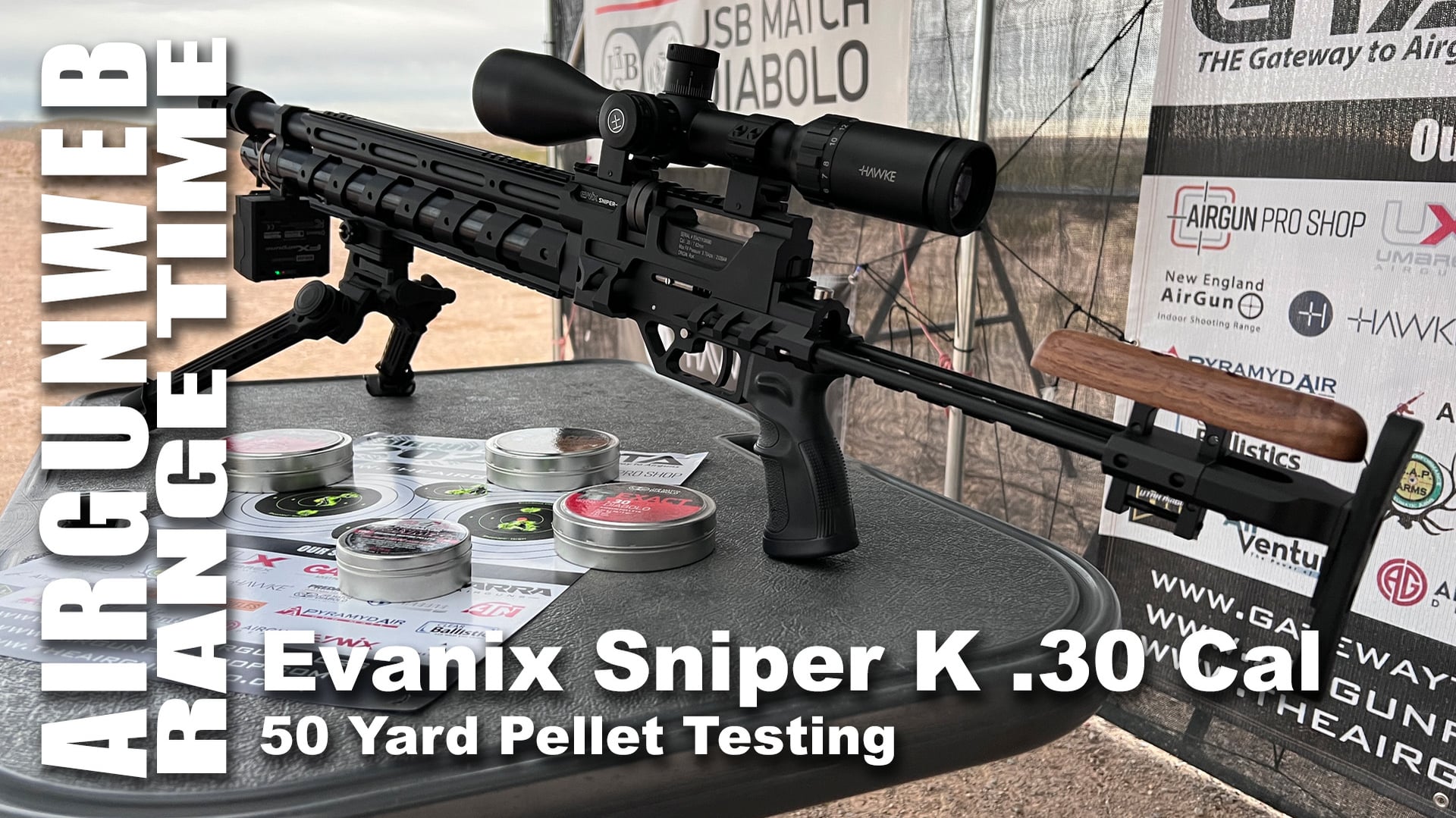 Modern Airgunner - AIRGUN RANGE TIME - Evanix Sniper K .30 Cal Multi ...
