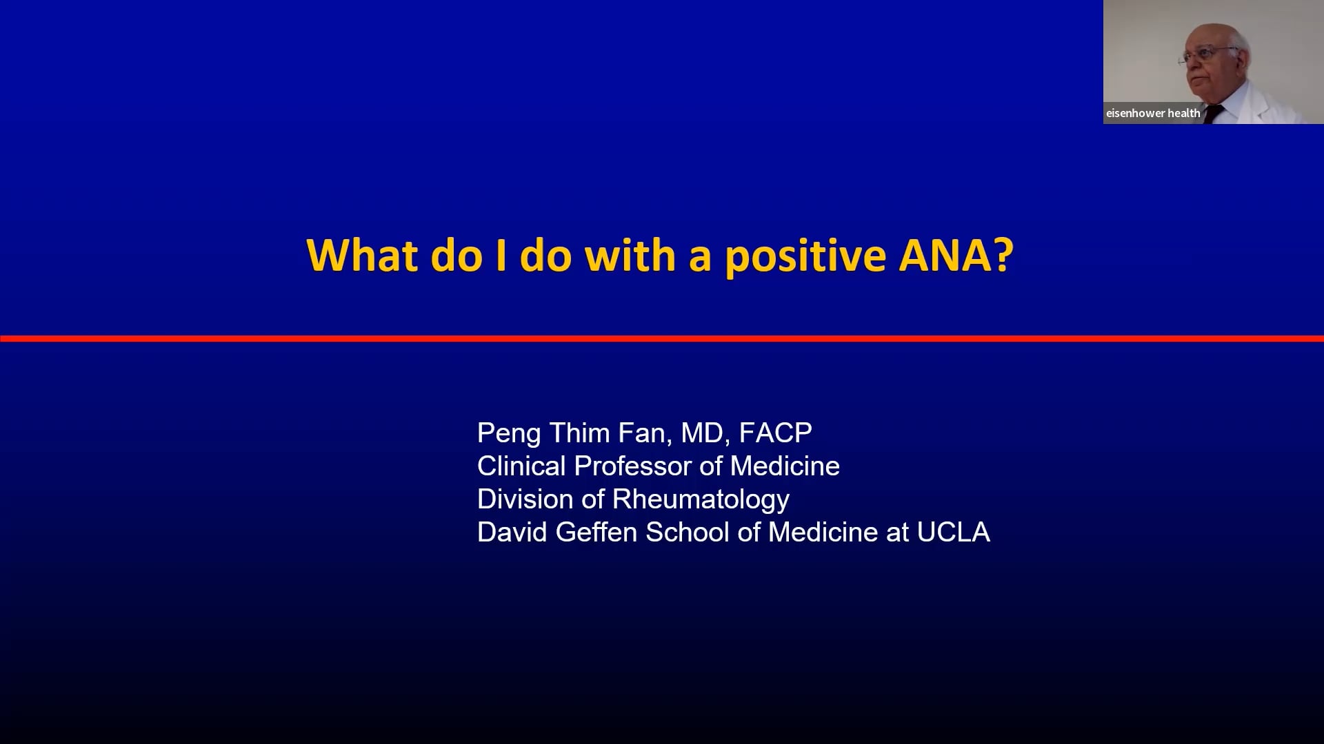 Positive ANA on Vimeo