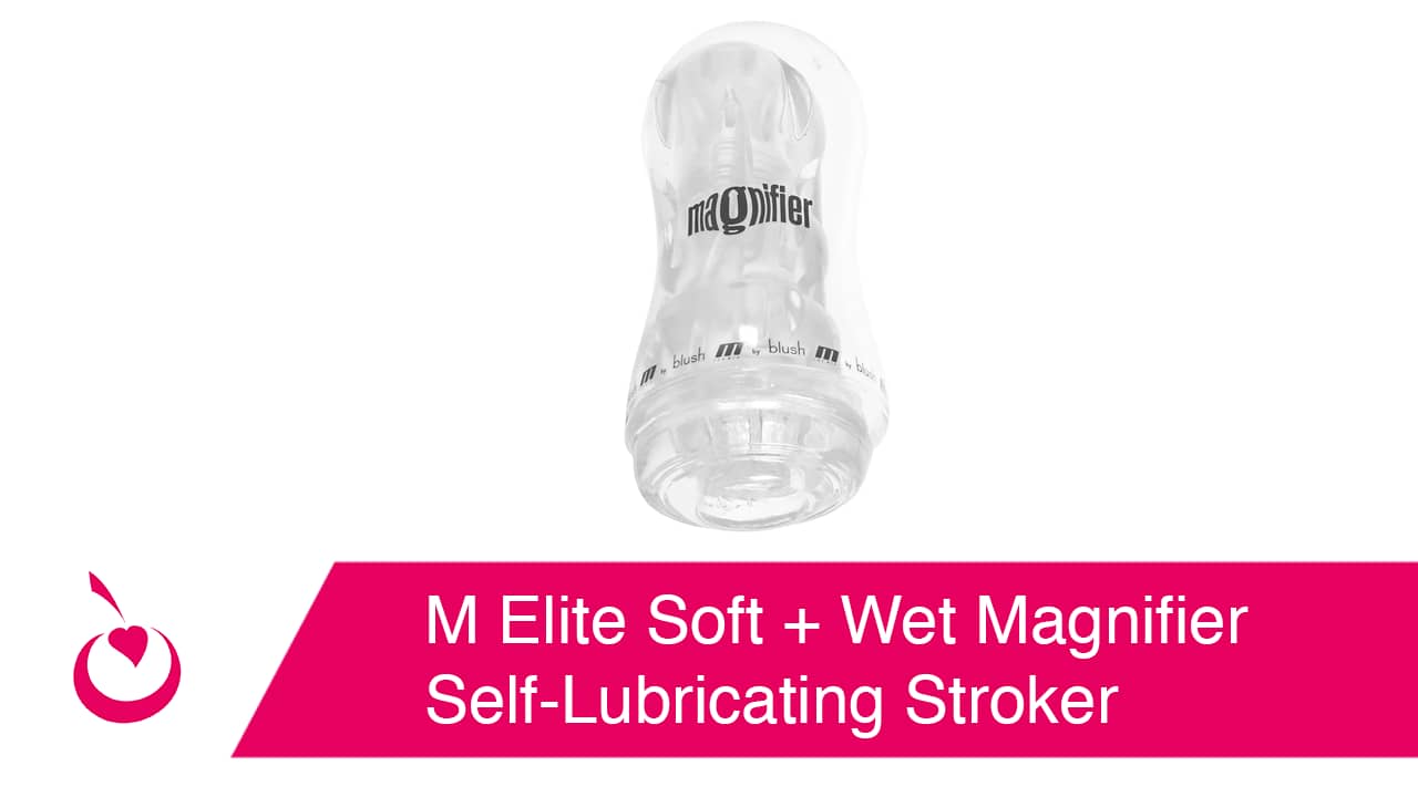 M Elite Soft + Wet Magnifier Self-Lubricating Stroker on Vimeo