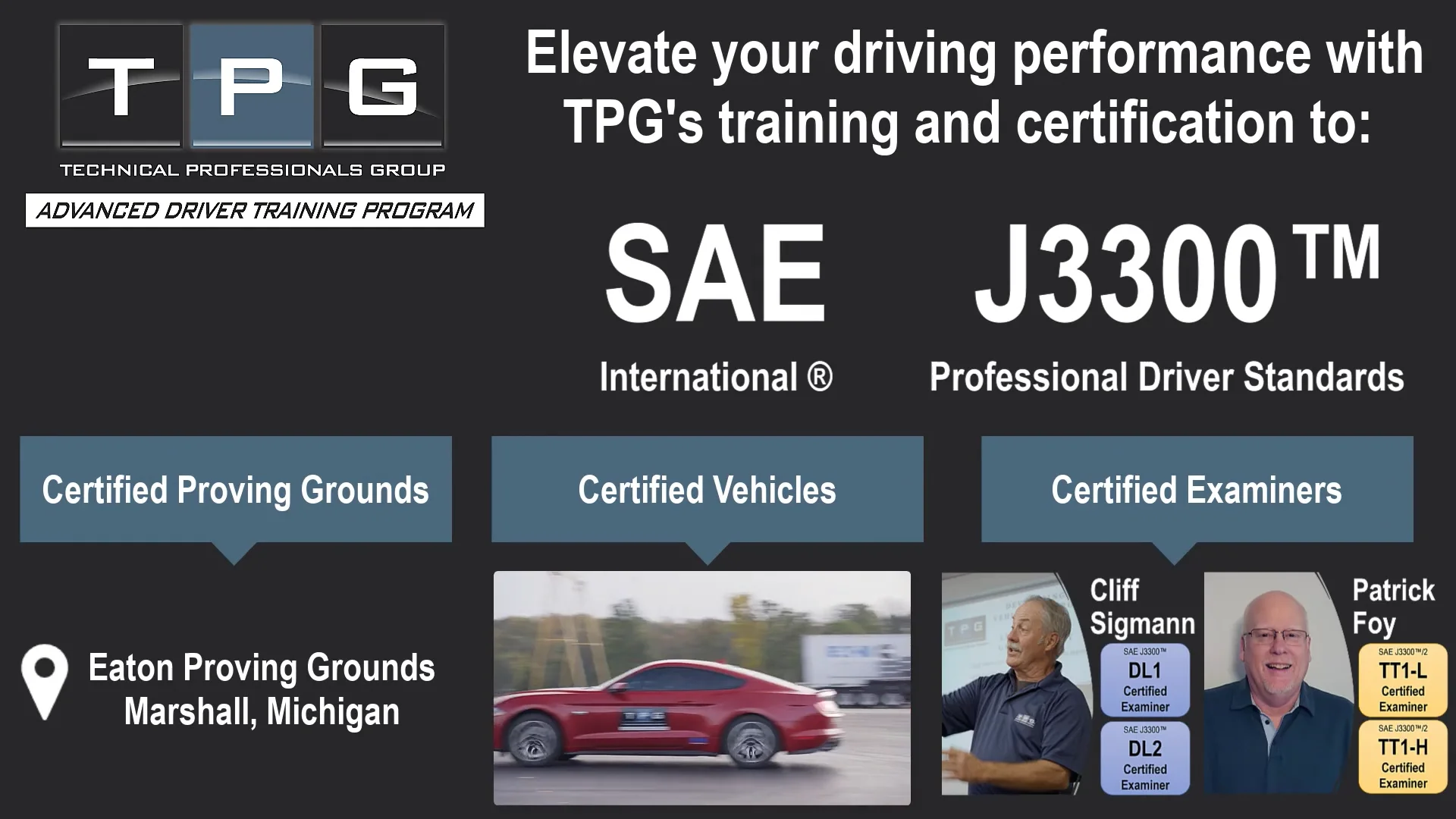 TPG Advanced Driver Training Program