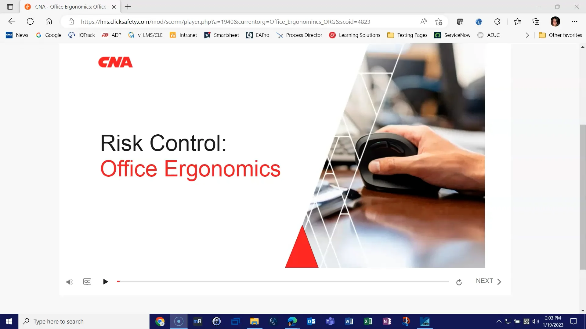 Risk Control - Office Ergonomics.mp4 on Vimeo